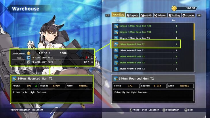 Main Menu - Azur Lane Crosswave Walkthrough - Neoseeker