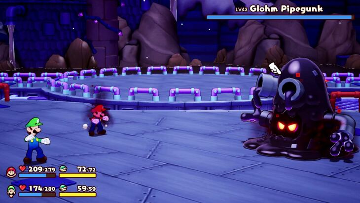 Glohm Pipegunk - Mario & Luigi: Brothership Walkthrough - Neoseeker