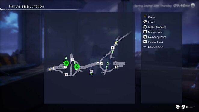 Panthalassa Junction Map - Harvestella Walkthrough - Neoseeker