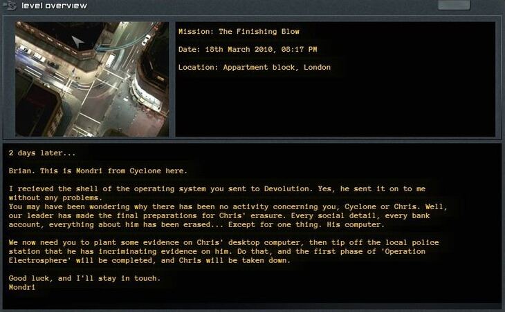 Electrosphere - Level 6: The Finishing Blow - Hacker Evolution ...