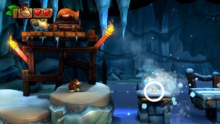 6-4 Blurry Flurry - Donkey Kong Country: Tropical Freeze Walkthrough ...