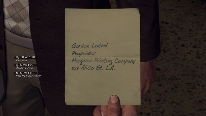 A Slip of the Tongue - L.A. Noire Walkthrough - Neoseeker