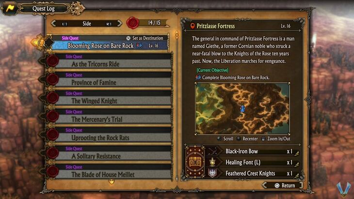 Unicorn Overlord - Blooming Rose on Bare Rock Walkthrough - Neoseeker