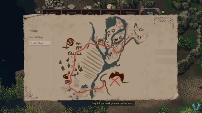 Where to find the World Map - Drova - Forsaken Kin Walkthrough - Neoseeker