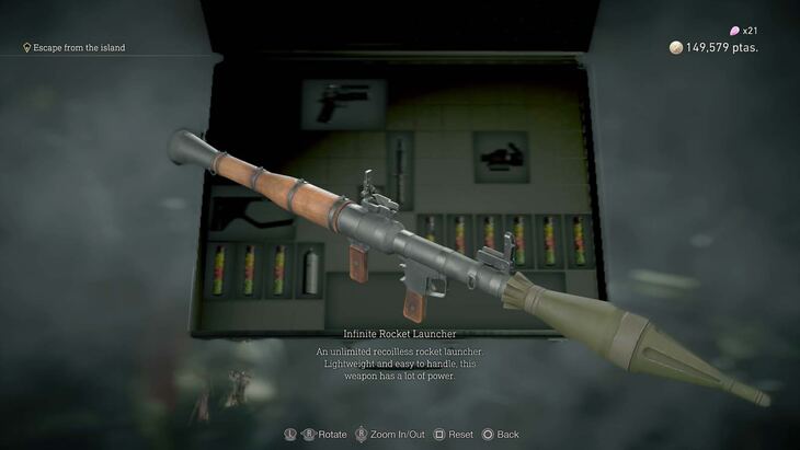 How To Unlock The Infinite Rocket Launcher Guide - Resident Evil 4 Remake (2023) - Neoseeker