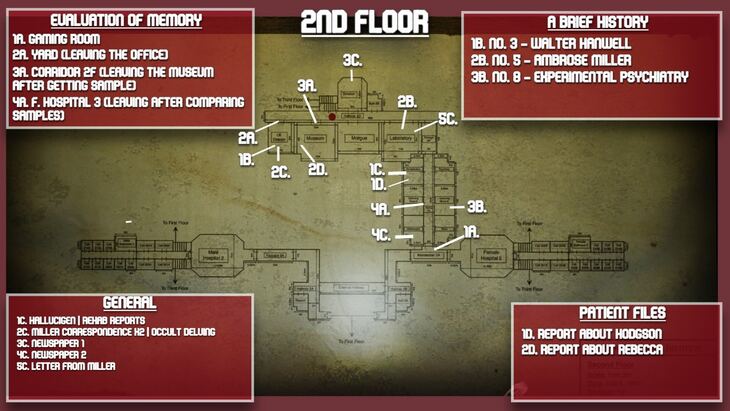 ASYLUM All Collectibles Location (Index Map) Guide - Neoseeker