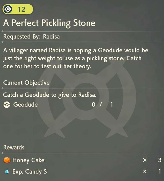 A Perfect Pickling Stone Request Guide - Pokémon Legends: Arceus ...