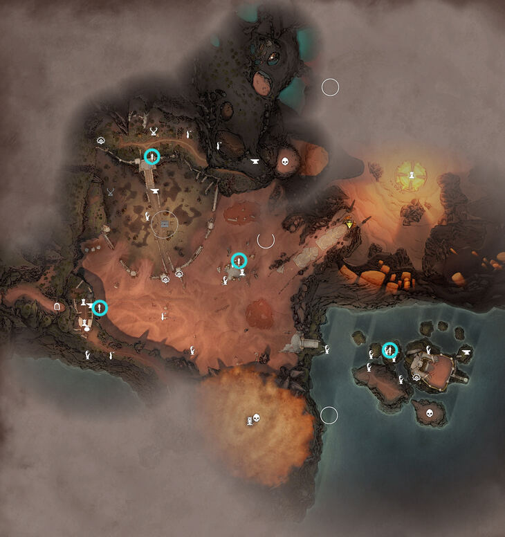 Atlas Fallen - All Vantage Point Locations - Neoseeker