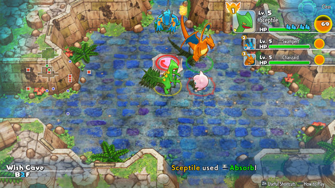 Wish Cave - Pokémon Mystery Dungeon: Blue Rescue Team DX Walkthrough ...