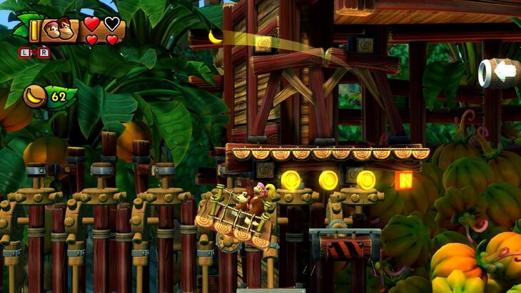 5-1 Harvest Hazards - Donkey Kong Country: Tropical Freeze Walkthrough ...