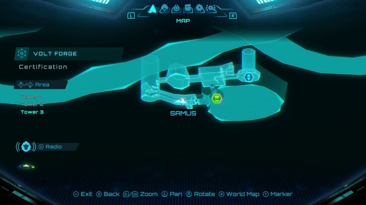 Volt Forge - Tower 3 - Metroid Prime 4: Beyond Walkthrough - Neoseeker