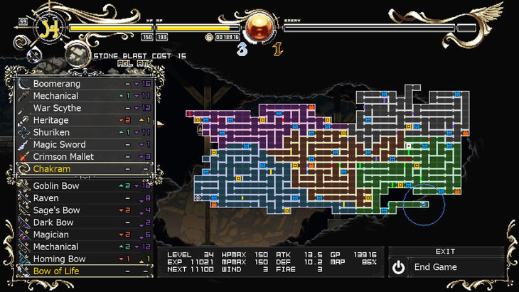 Maps - Record of Lodoss War-Deedlit in Wonder Labyrinth- Walkthrough ...