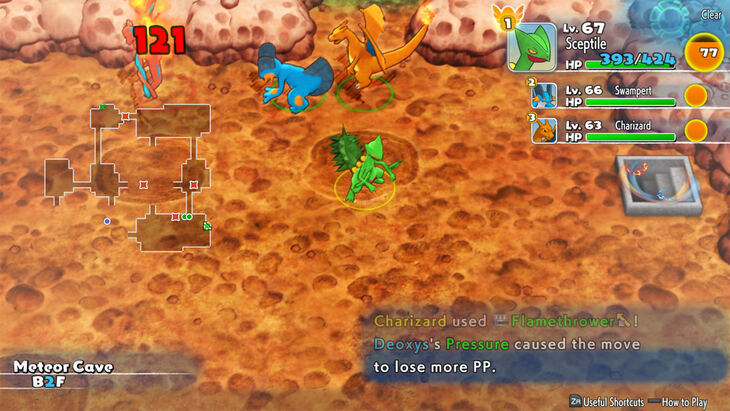 Meteor Cave - Pokémon Mystery Dungeon: Blue Rescue Team DX Walkthrough ...