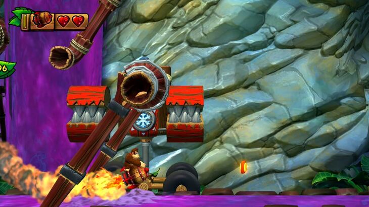 5-2 Reckless Ride - Donkey Kong Country: Tropical Freeze Walkthrough ...