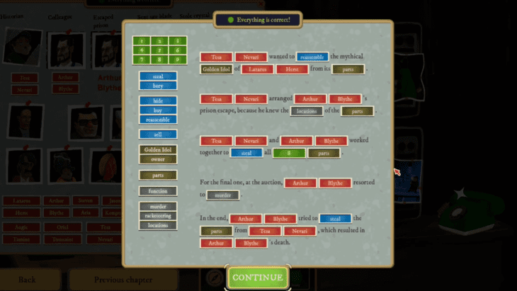 The Rise of the Golden Idol Chapter 2 Story Guide - Neoseeker