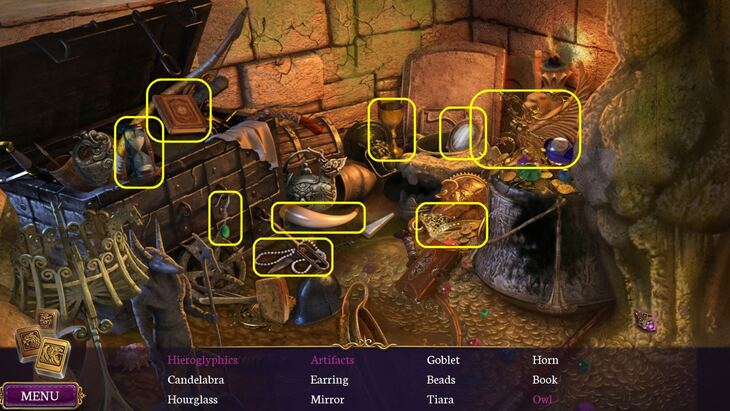 Hidden Objects Scenes (main) - The Secret Order 3: Ancient Times ...