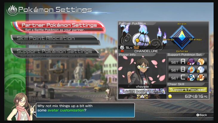 Pokemon Settings - Pokkén Tournament DX Walkthrough - Neoseeker
