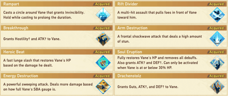 Vane - Granblue Fantasy: Relink Walkthrough - Neoseeker