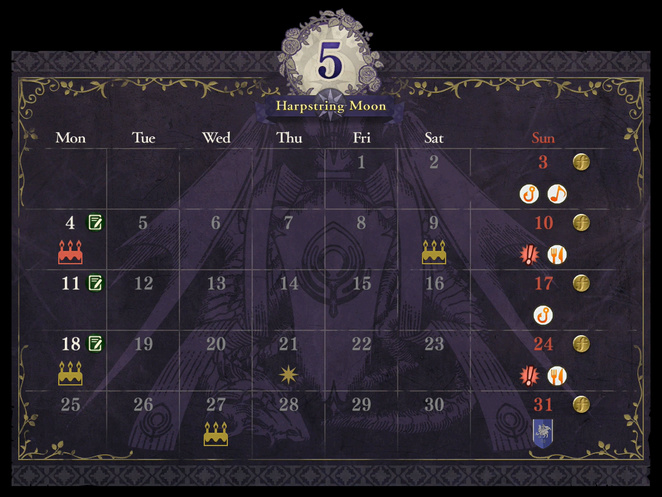 Month 5 - Free Time (Azure Moon) - Fire Emblem: Three Houses ...