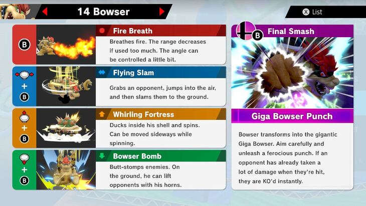 Bowser - Super Smash Bros. Ultimate Walkthrough - Neoseeker