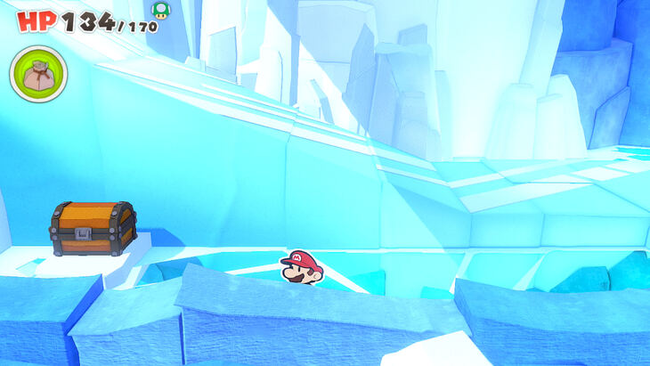 Paper Mario: Origami King - Ice Vellumental Mountain Walkthrough ...