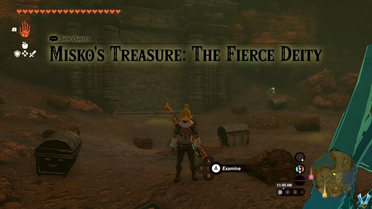 Tears of the Kingdom - Misko's Treasure The Fierce Deity Walkthrough - The Legend of Zelda ...