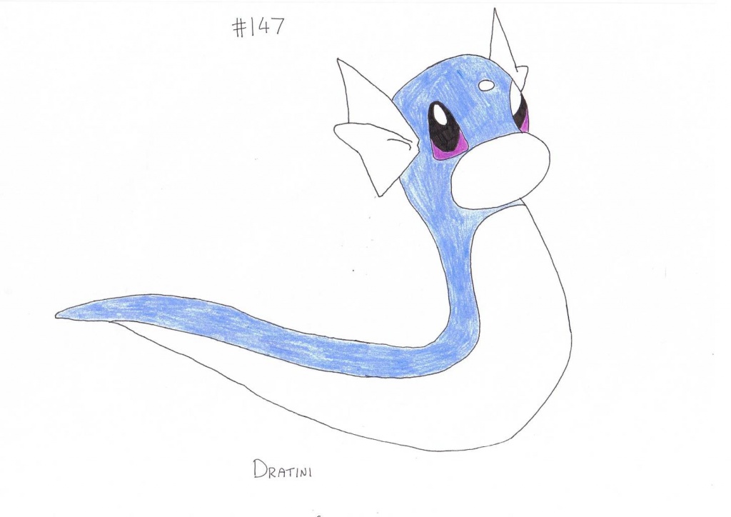 #147 Dratini « Pokémon Fanart
