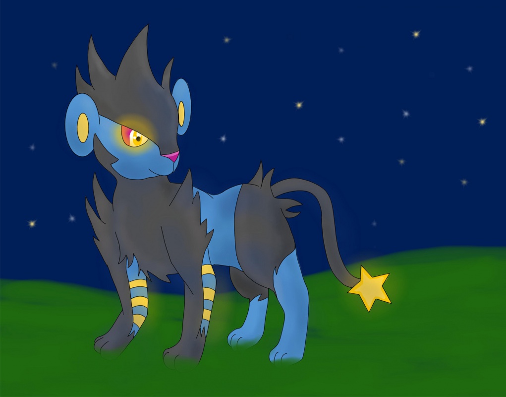 Midnight Luxray « Pokémon Fanart
