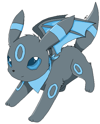 Nova Blue The Shiny Umbreon Pixel Art Pok mon Fanart
