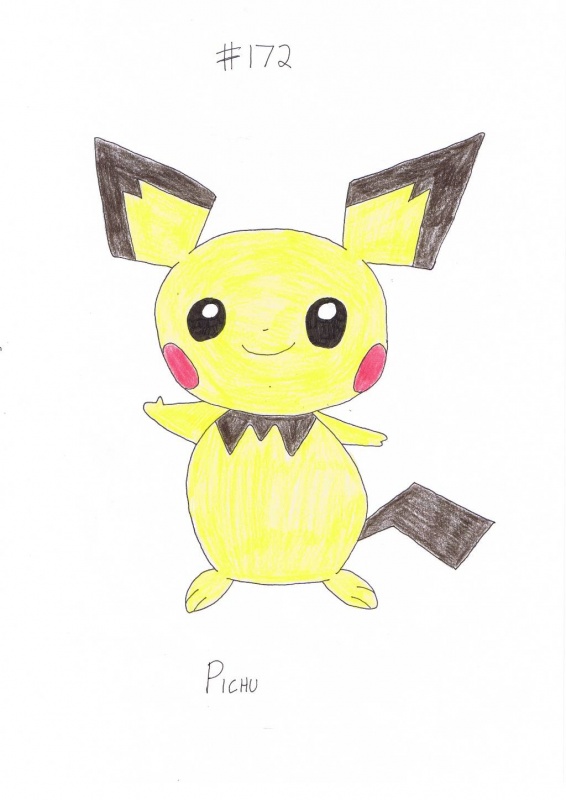 #172 Pichu « Pokémon Fanart