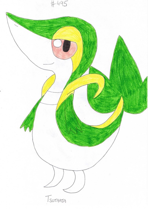 #495 Snivy « Pokémon Fanart