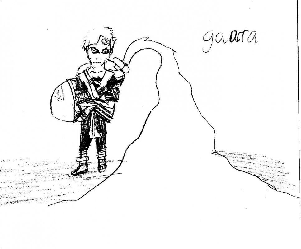 gaara chunin exams « Naruto Fanart