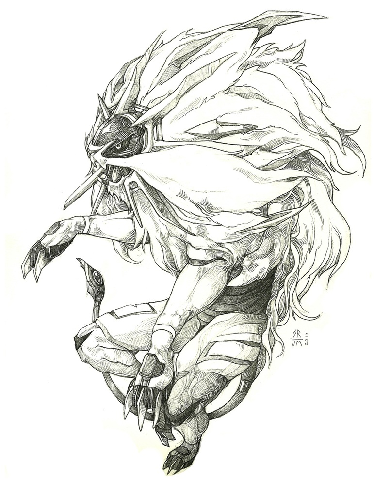Legendary Solgaleo « Pokémon Fanart