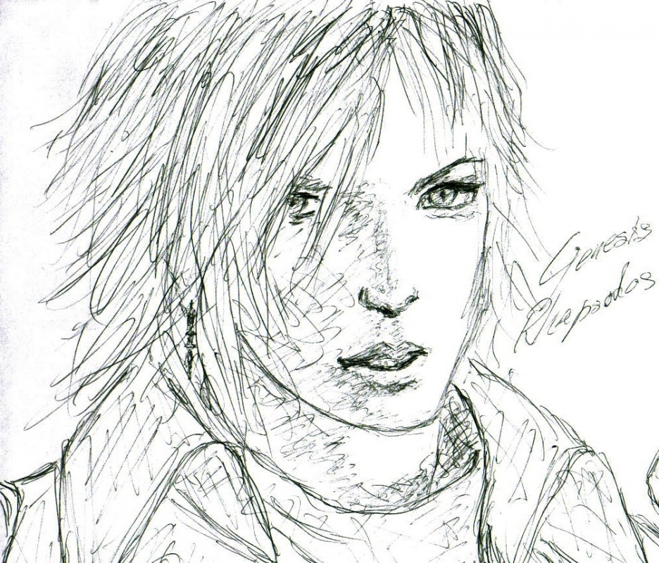 Genesis sketch « Final Fantasy Fanart