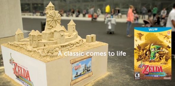 Wii U - The Making of The Legend of Zelda: The Wind Waker HD Sandcastle ...
