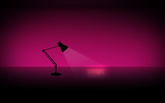 spotlight typography lamp vignette from Ecto - hosted by Neoseeker