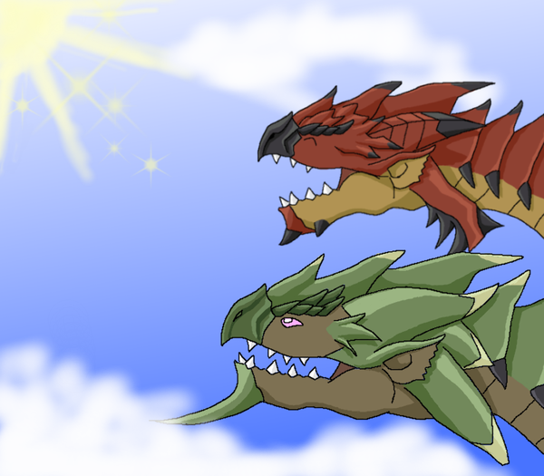 happy wyverns from mhdude - hosted by Neoseeker