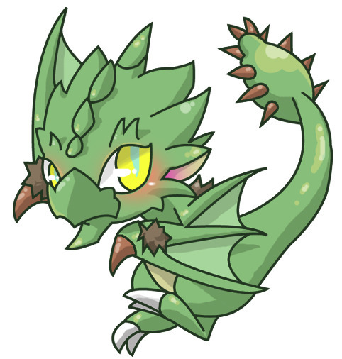 chibi rathian from mhdude - hosted by Neoseeker