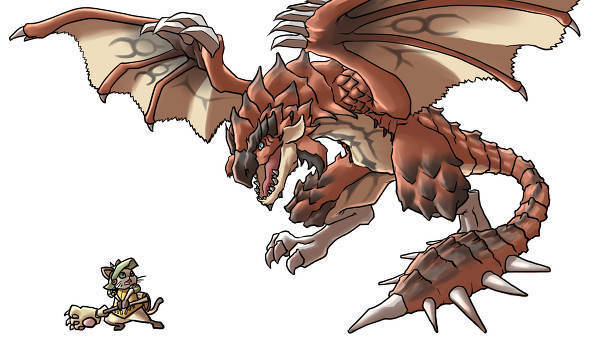 felyne vs rathalos from mhdude - hosted by Neoseeker