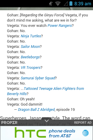 re: Best TFS Quotes? - Page 15 - Dragon Ball Forum - Neoseeker Forums