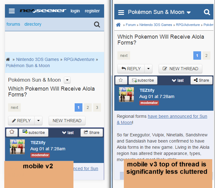 New mobile v3 forums launched - Site News and Announcements Forum ...