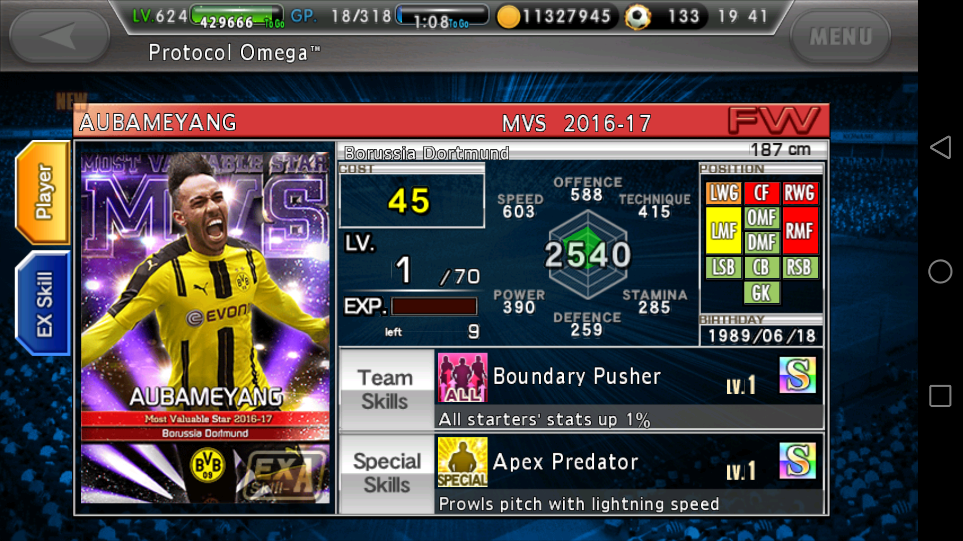 Do you believe in WELCOME BACK prize? Woohoo... - Mobile Football Games ...