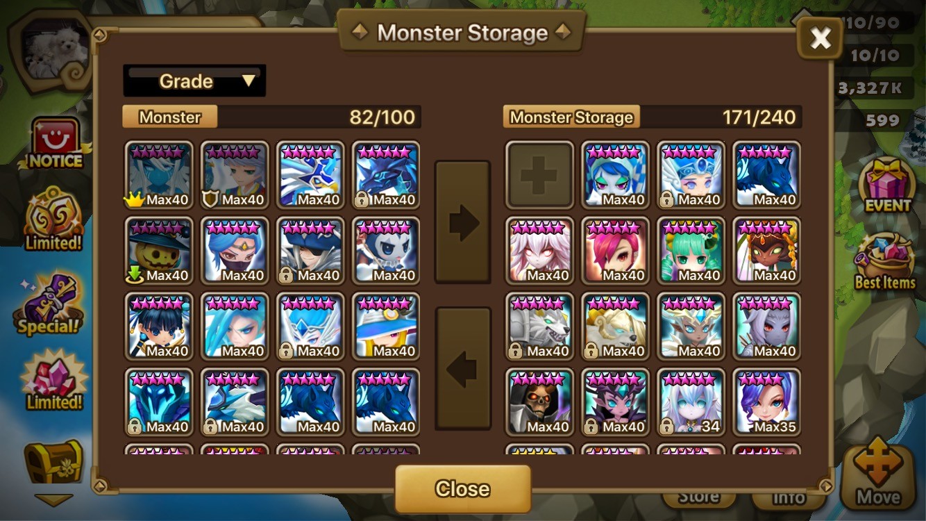 WTS / WTT C3-G1 Global Many Nat 5s CAN DO EVERYTHING! - Summoners War ...