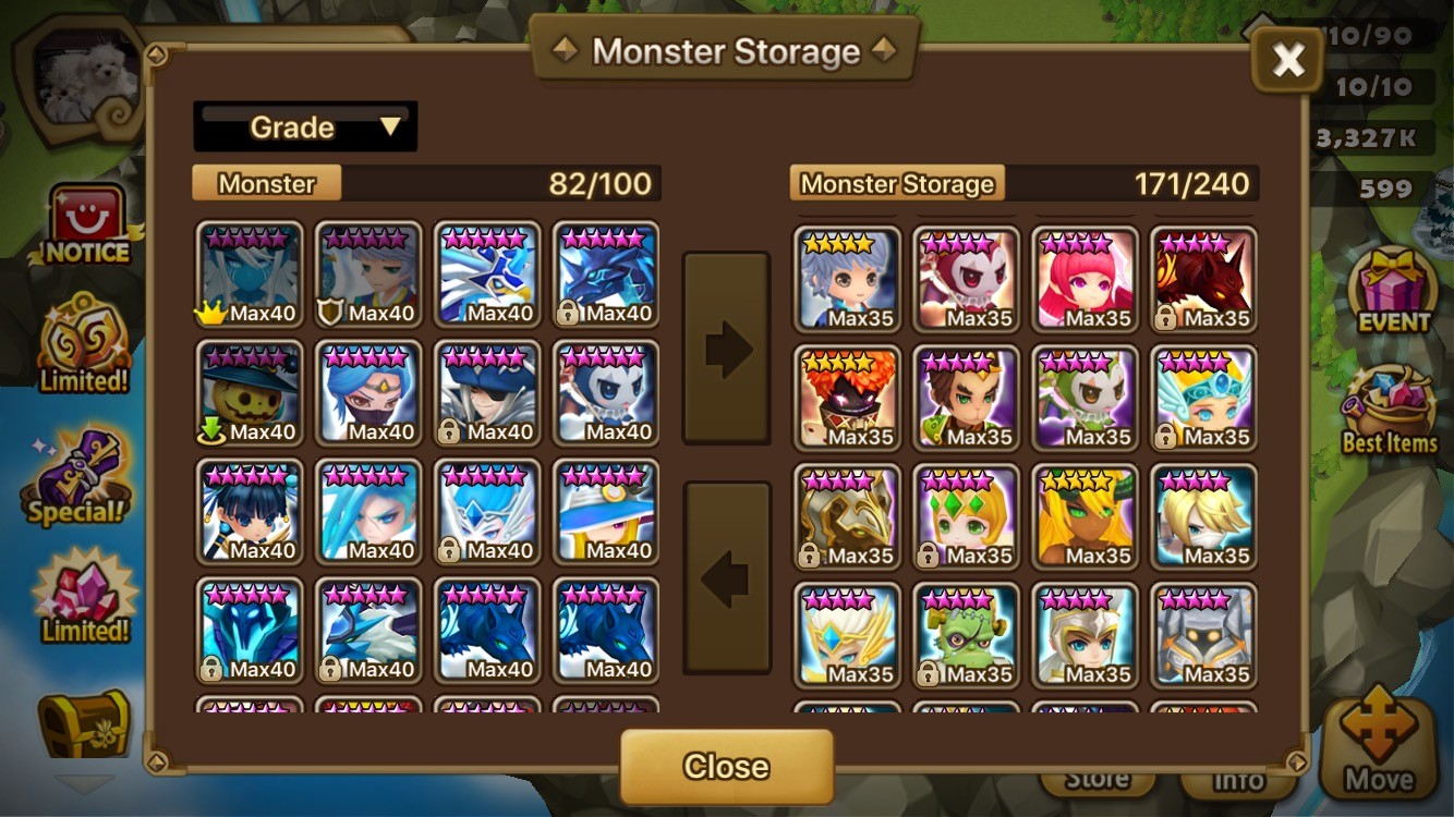 WTS / WTT C3-G1 Global Many Nat 5s CAN DO EVERYTHING! - Summoners War ...