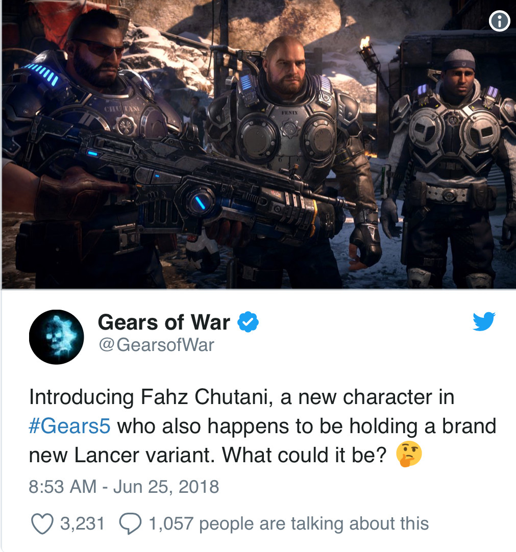 Gears 5 Reveals New Character and Lancer Weapon - Gears of War 5 Forum ...