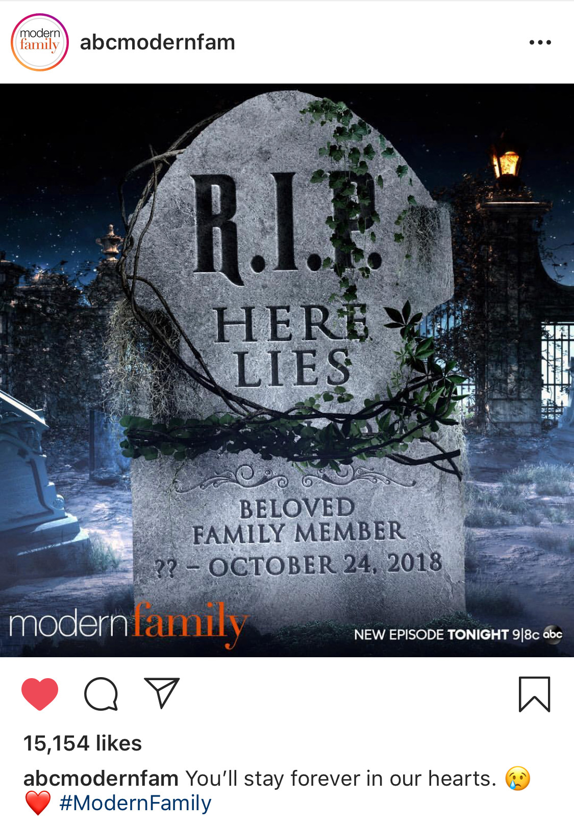 Modern Family Death | Episode Discussion - TV Shows Forum - Neoseeker ...