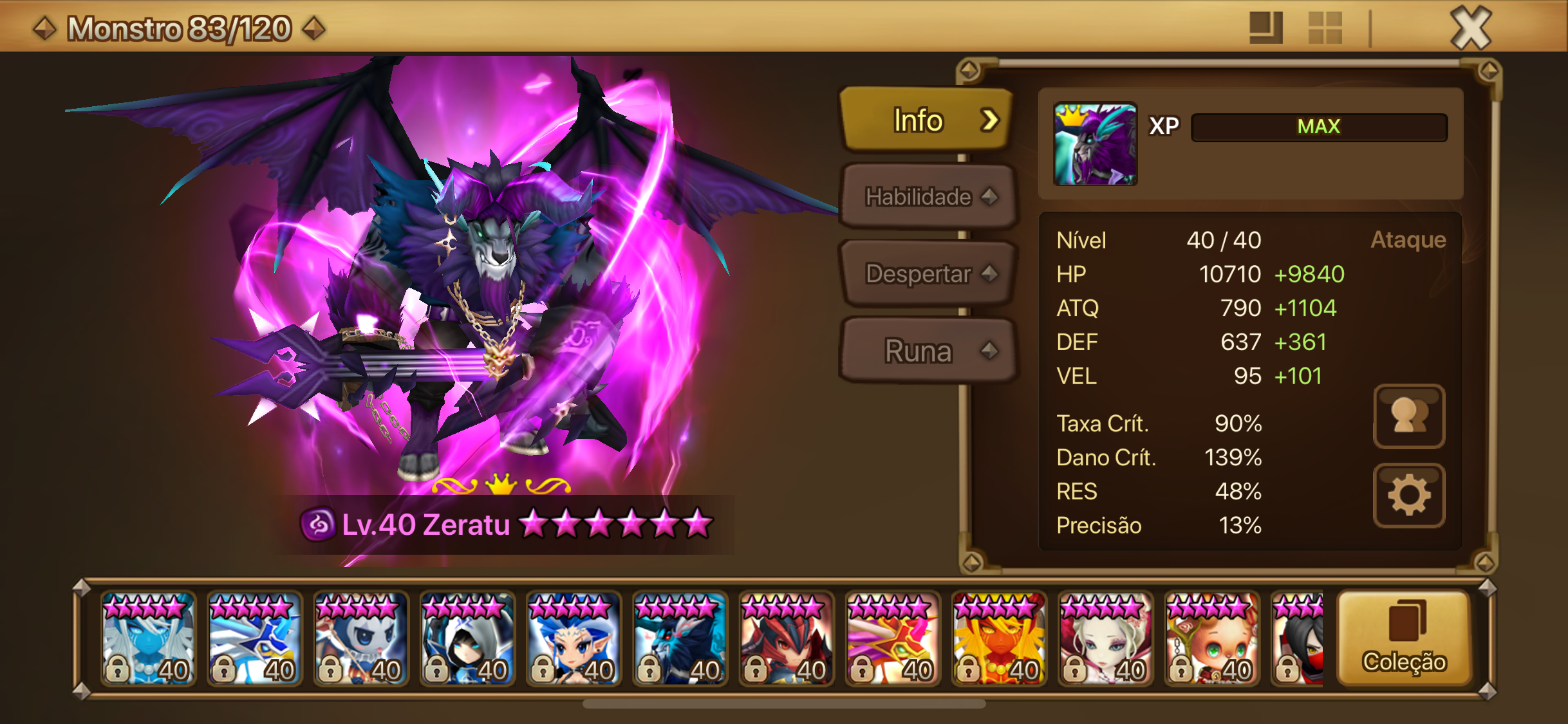 WTS>ZERATU+VIVACHEL GLOBAL 270$+MM(KHOI) - Summoners War: Sky Arena ...