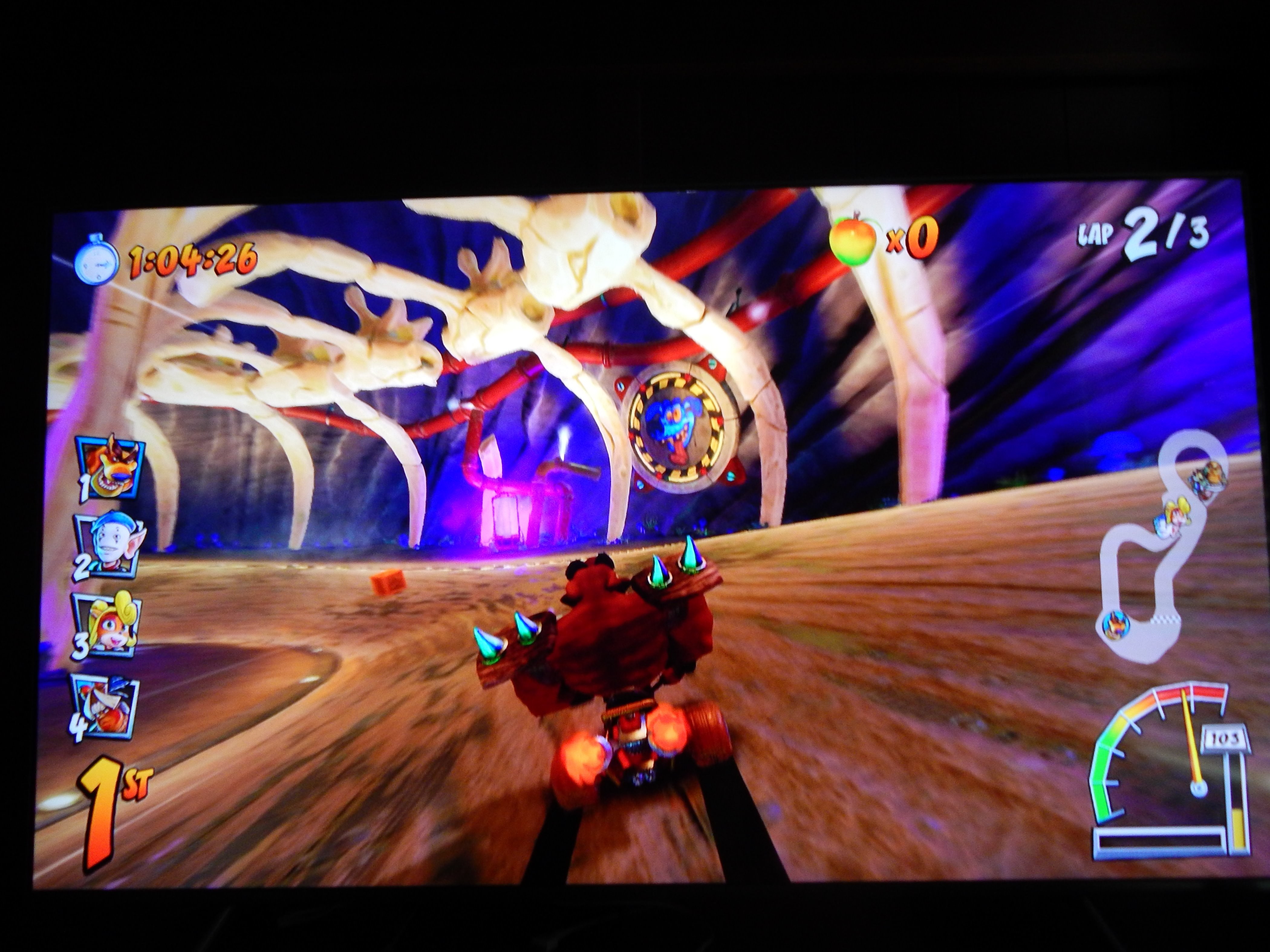 There aren't many boxes of wumpa fruit and ones that are easy to get ...