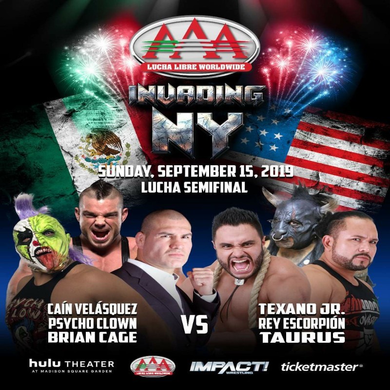 AAA Invading New York (September 15th, 2019) - Wrestling Forum ...
