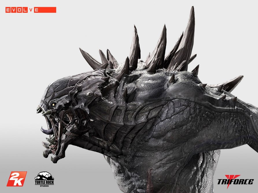 Check out this beautiful Evolve statue, weighing in at 35 lb and ...